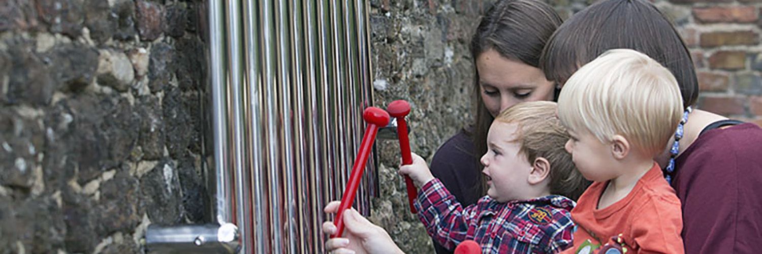 Shiny New Outdoor Mirror Wall Chimes for Musical Play - Percussion Play